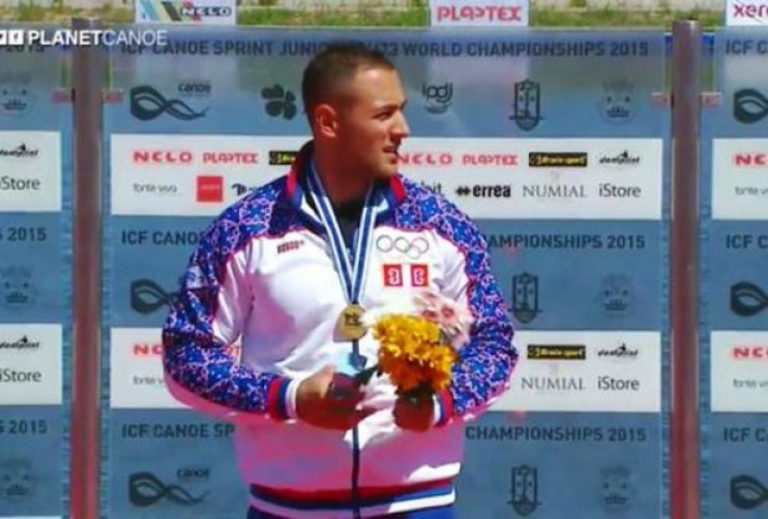 СВАКА ЧАСТ СРБИНЕ: Кајакаш Марко Драгосављевић је првак света!