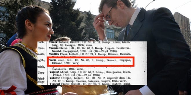 ШОКАНТНА ДОКУМЕНТА! Вучићеви преци ратовали против Србије, Јово Вучић ...