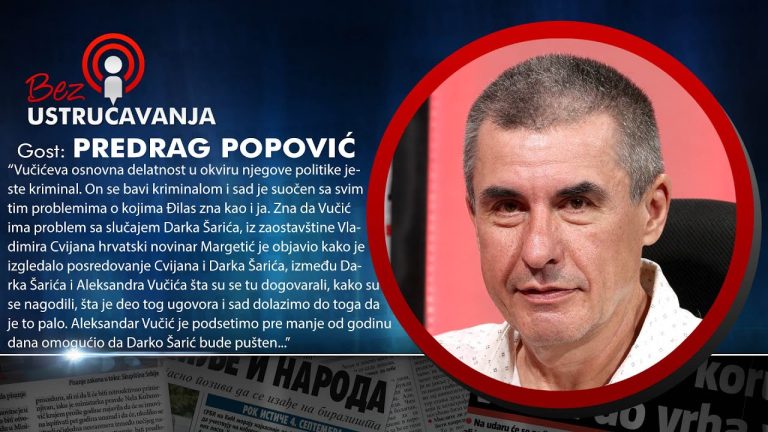 ИНТЕРВЈУ: Милован Бркић - Веља Невоља и Данило Вучић заједно бацили ...
